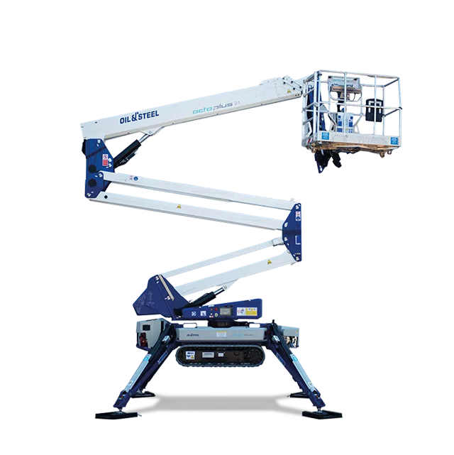 Oil&Steel Octoplus 21 | Electric Spider Boom Lift Hire | Hird