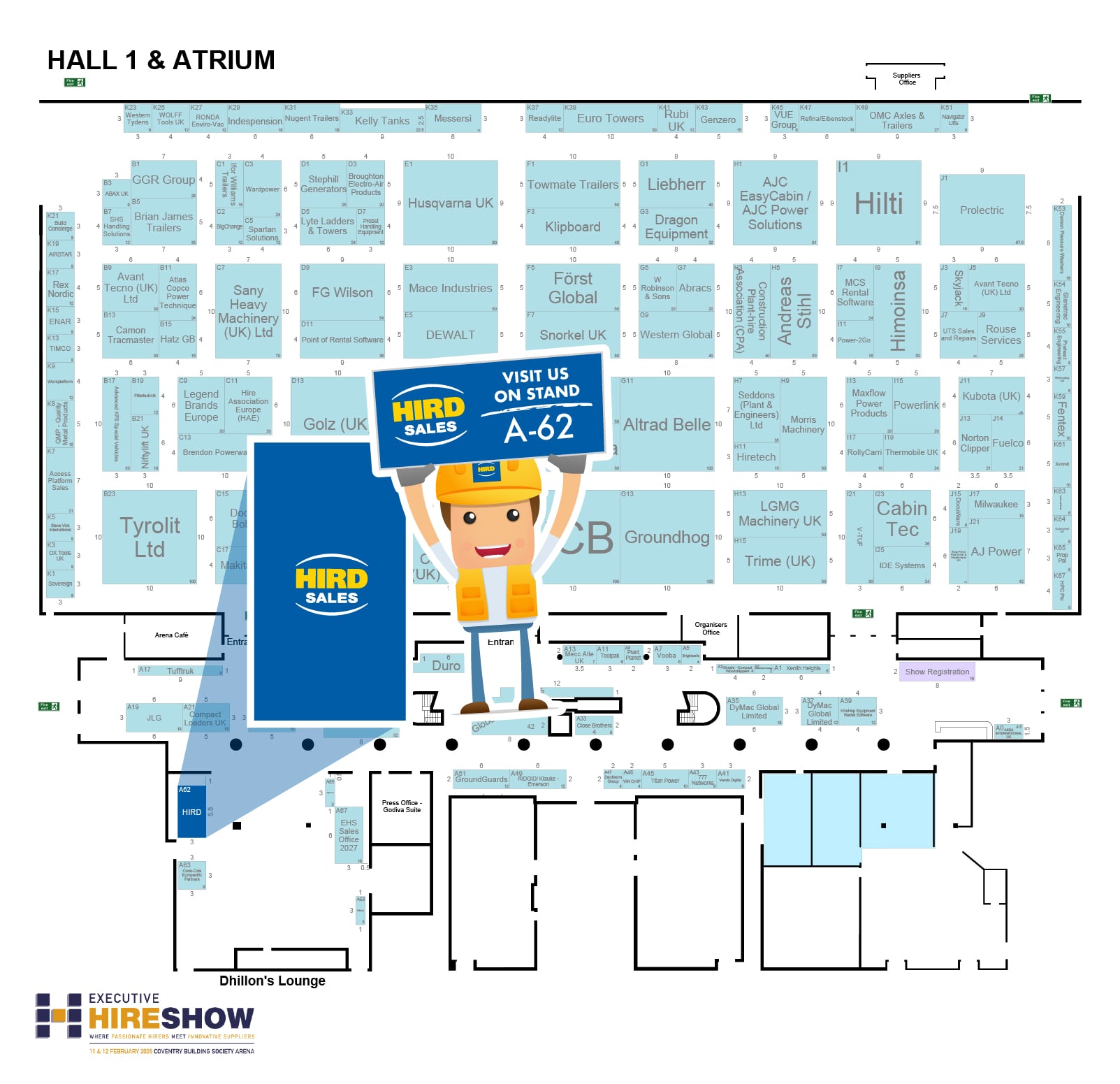 Hird equipment hire power on show at EHS 2026 | Hird
