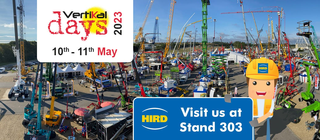 Cranes, spiders and vacuum lifters – Hird goes to Vertikal Days | Hird
