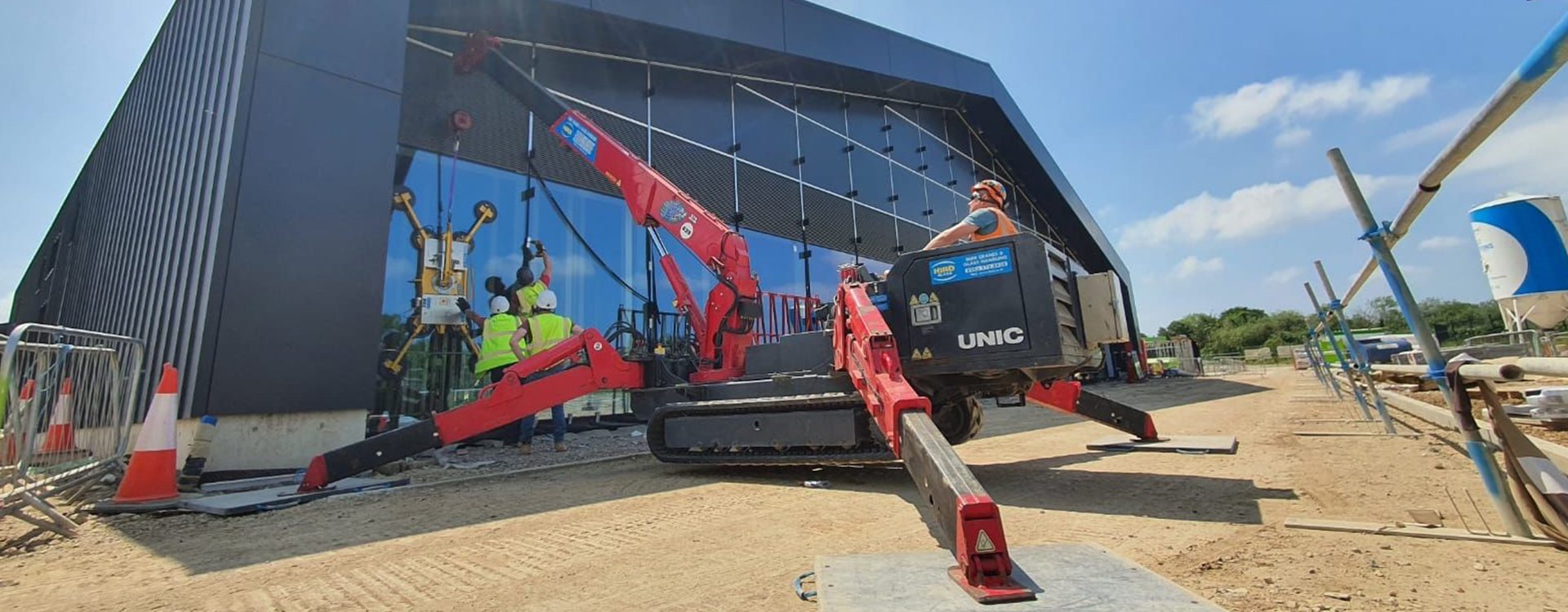 UNIC Spider Crane Hire | Hird